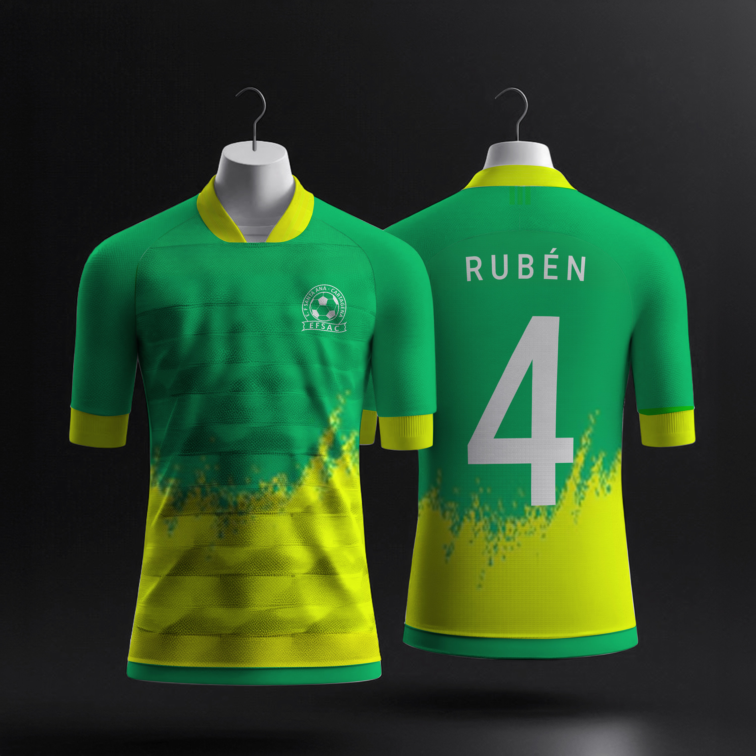 PSD. Football Shirt, Front and Back MOCKUP - Etsy UK