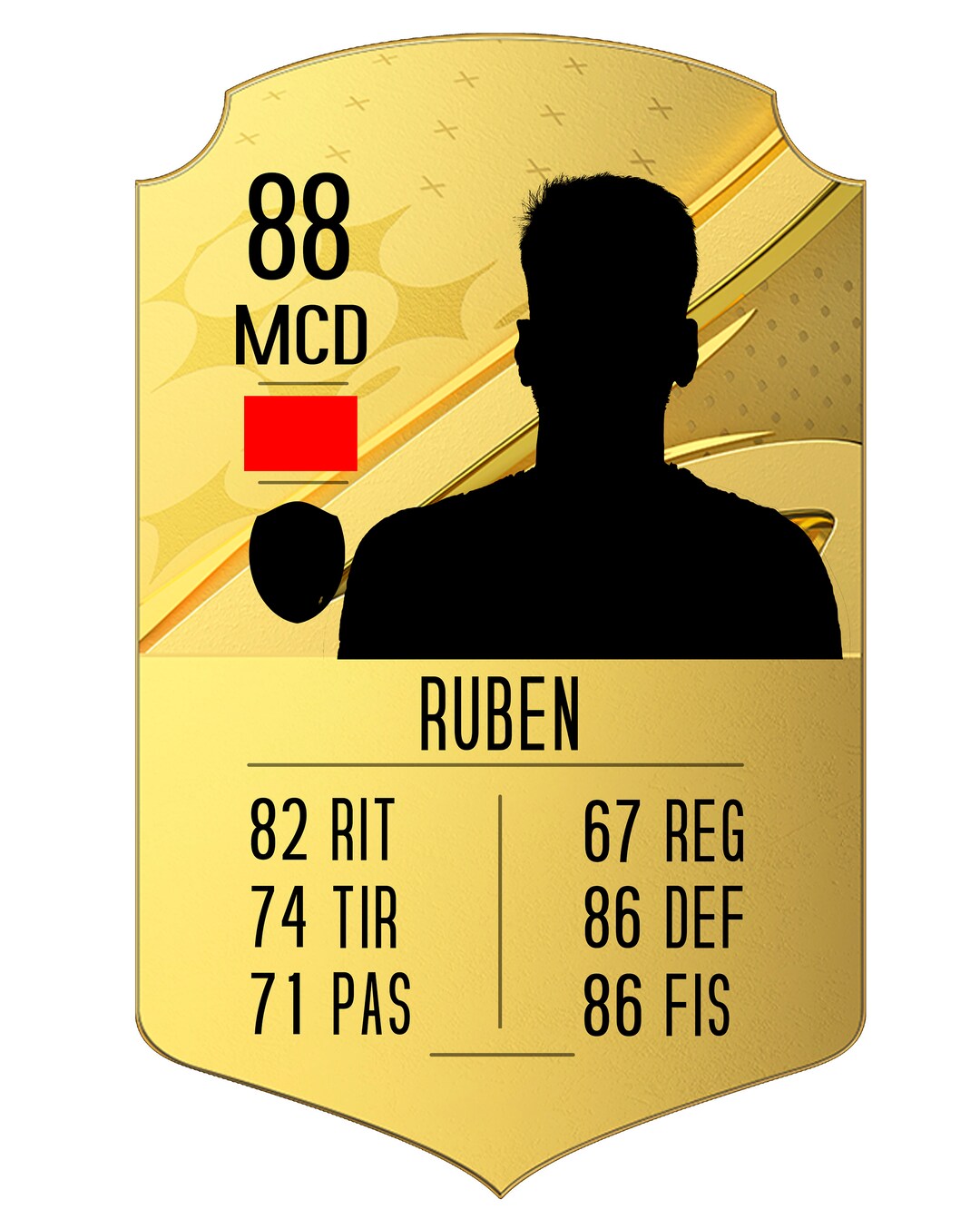 PSD CANVA Template. Soccer Letter. Fifa Ultimate Style. Font Included 3 ...