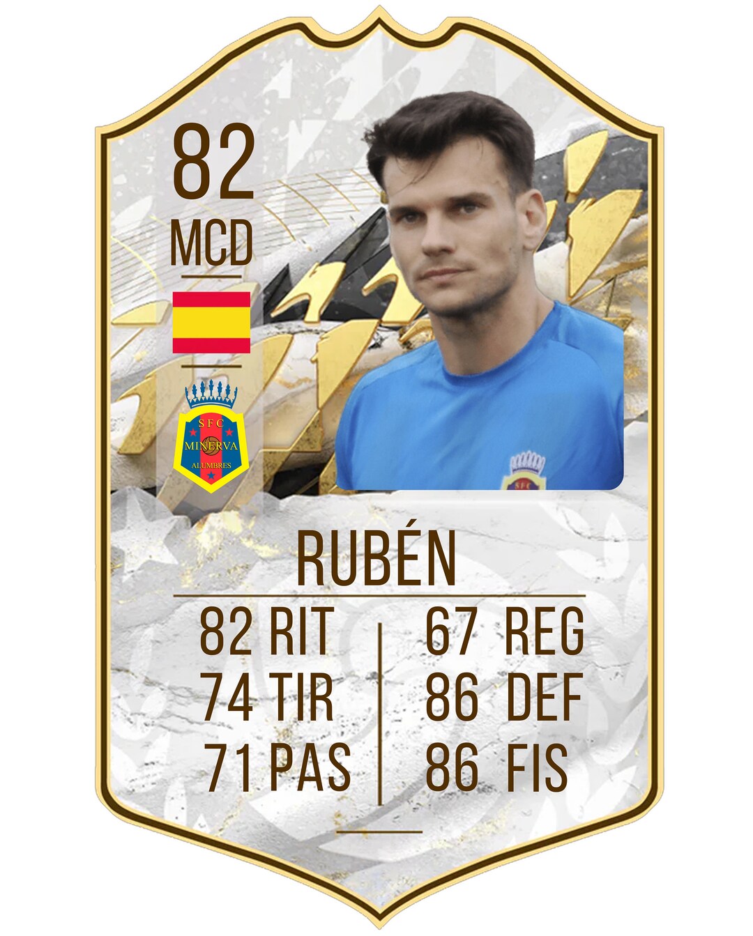 Template for CANVA. Soccer Letter. Fifa Ultimate Style 7 - Etsy