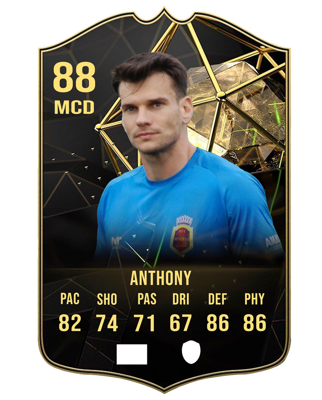 Template for CANVA. Soccer Letter. Fifa Ultimate Style 13 - Etsy Australia