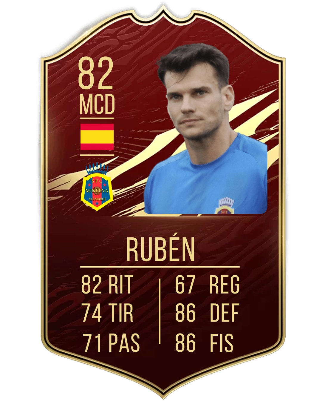 Template for CANVA. Soccer Letter. Fifa Ultimate Style 10 - Etsy