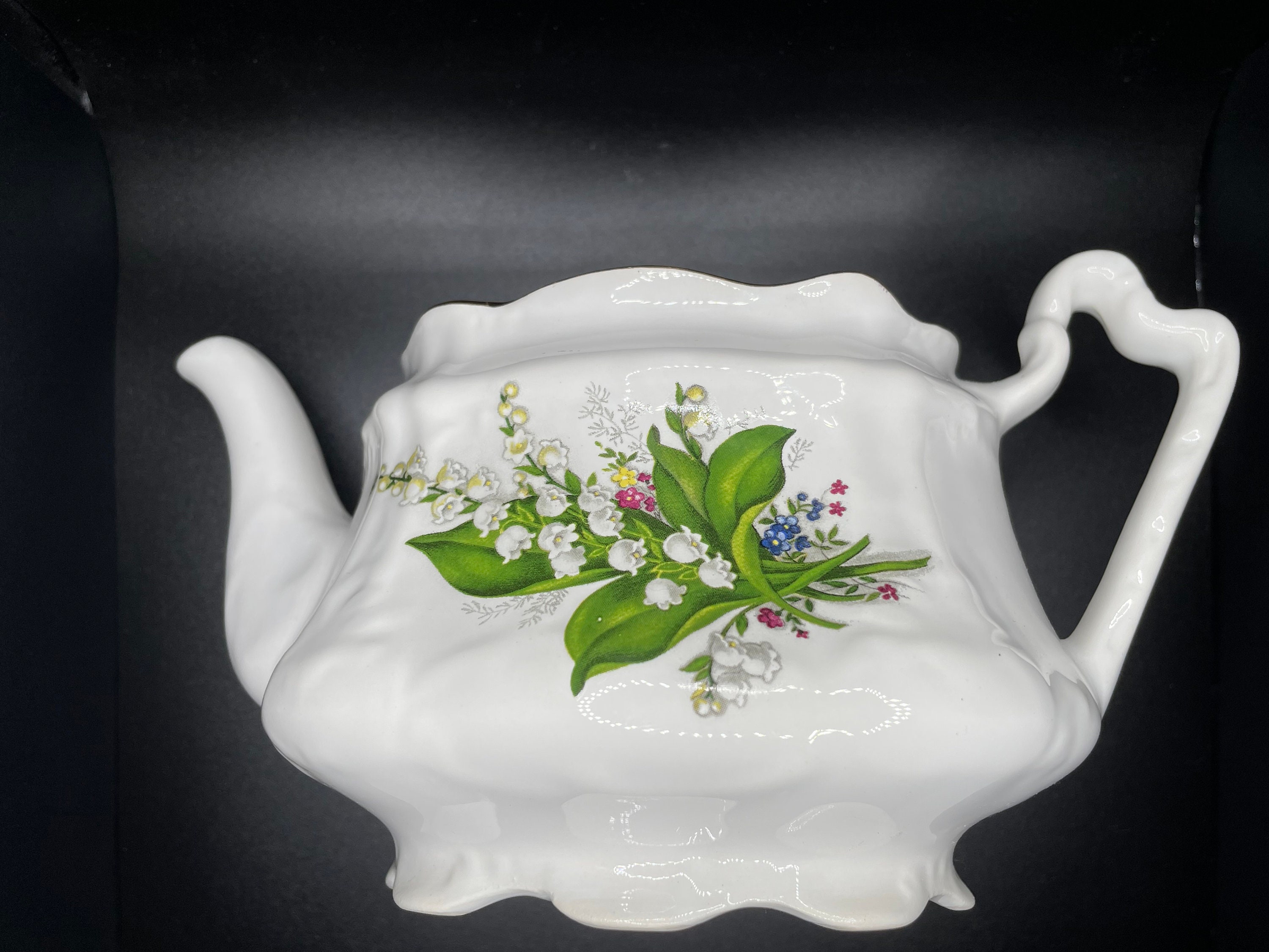 Vintage Arthur Wood & Son Teapot Lily of the Valley 6729 - Etsy