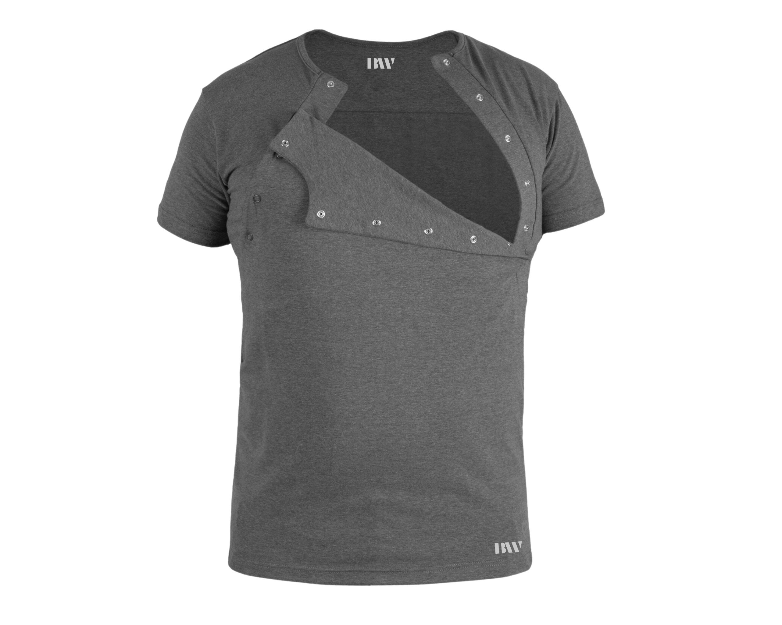 Chemotherapy Dialysis Port Access Thick Warm T-shirt With Chest Port ...