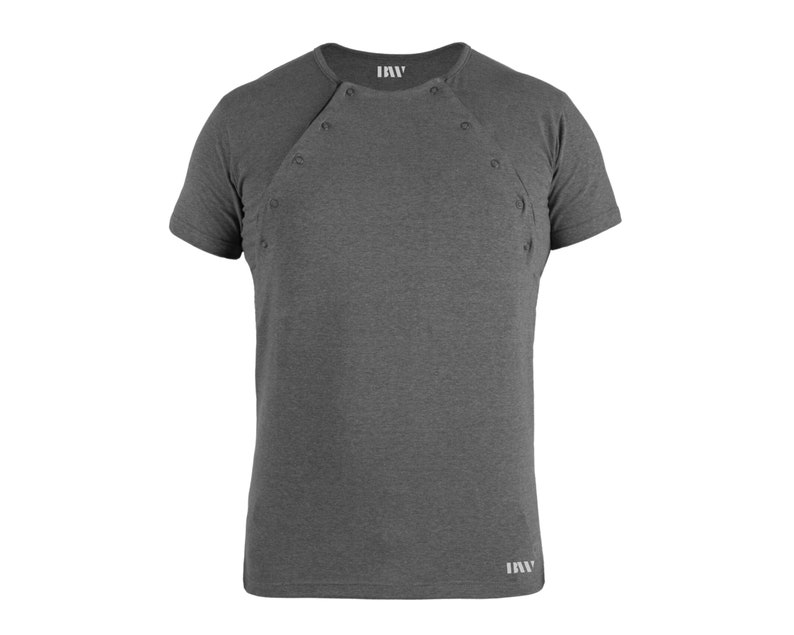 Chemotherapy Dialysis Port Access Thick Warm T-shirt With Chest Port ...