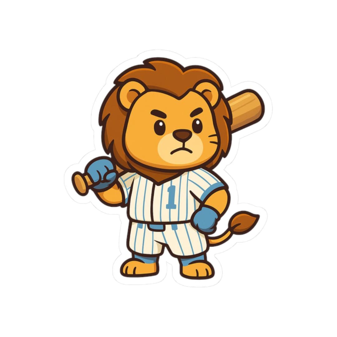 Samsung Lions Baseball Korean Inspired Kiss-cut Sticker, K-pop Lions ...