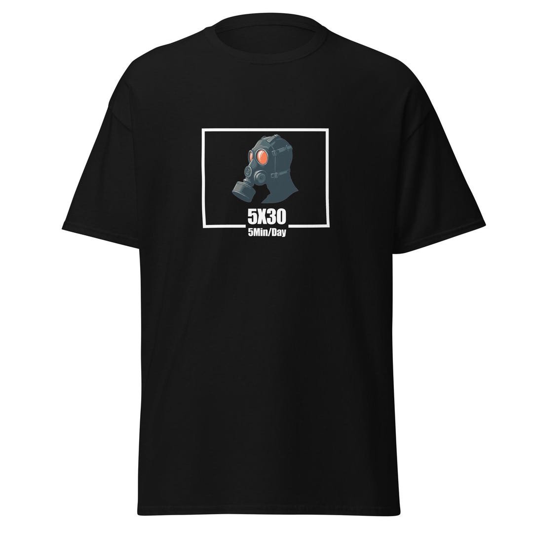 5X30 Meme Shirt | Workout Gas Mask Meme Tee - Etsy