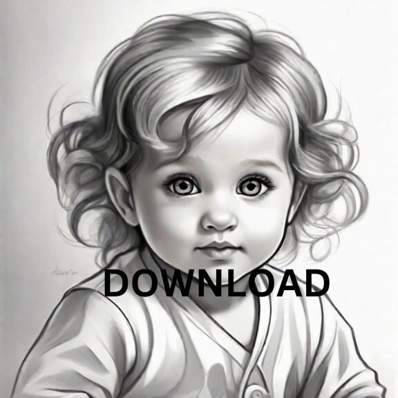 20 Realistic High-quality Digital Coloring Pages for Kids and Adults ...