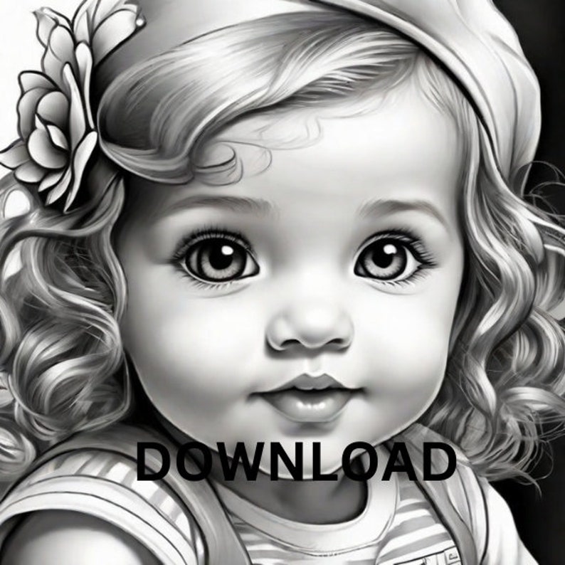 20 Realistic High-quality Digital Coloring Pages for Kids and Adults ...