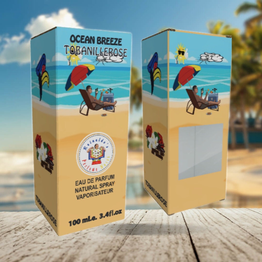 Custom Perfume Box Design With Dieline and 3d Mockup Made to Order - Etsy