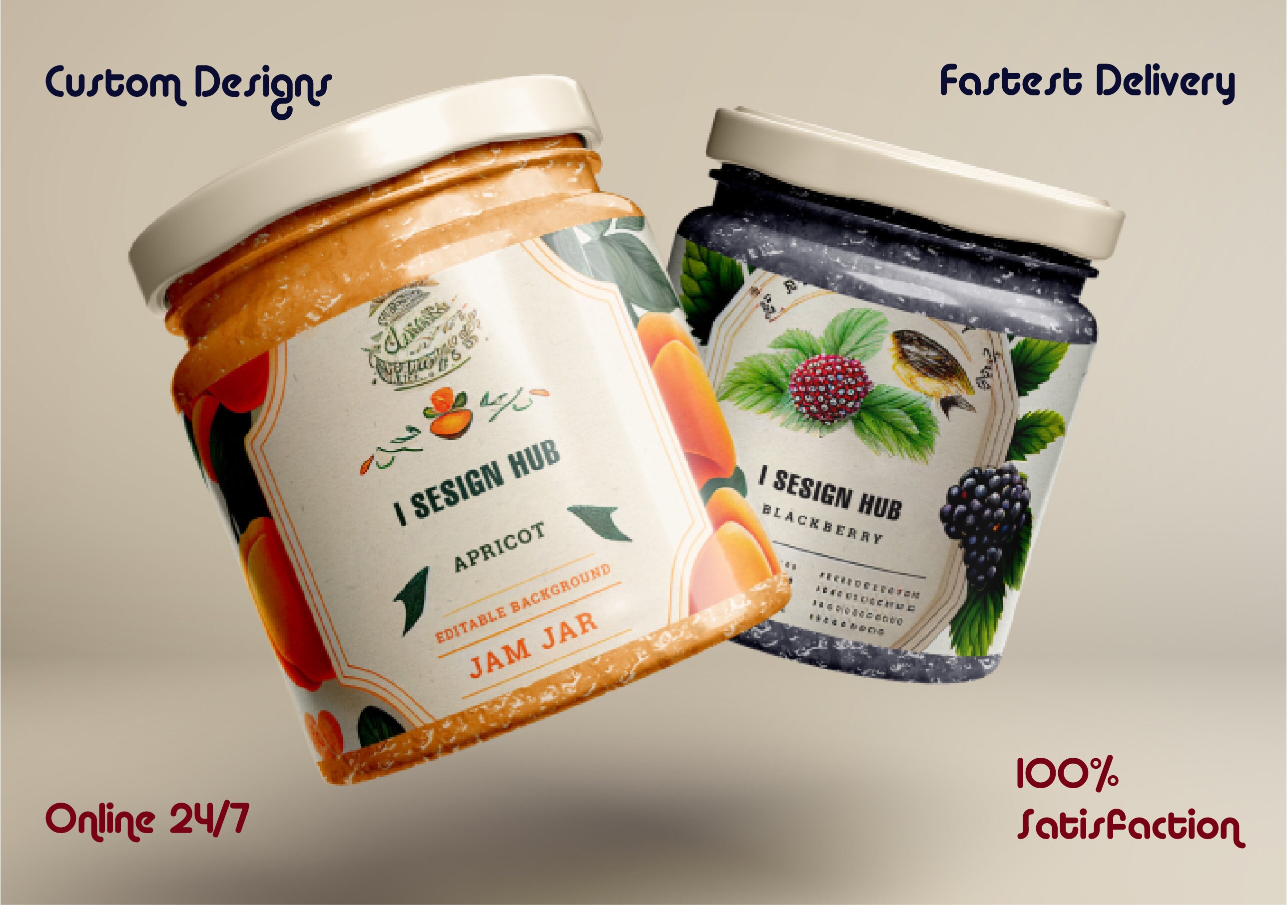 Custom Label Design With Dielines, 3d Mock-up, Delivery Within 24hours ...