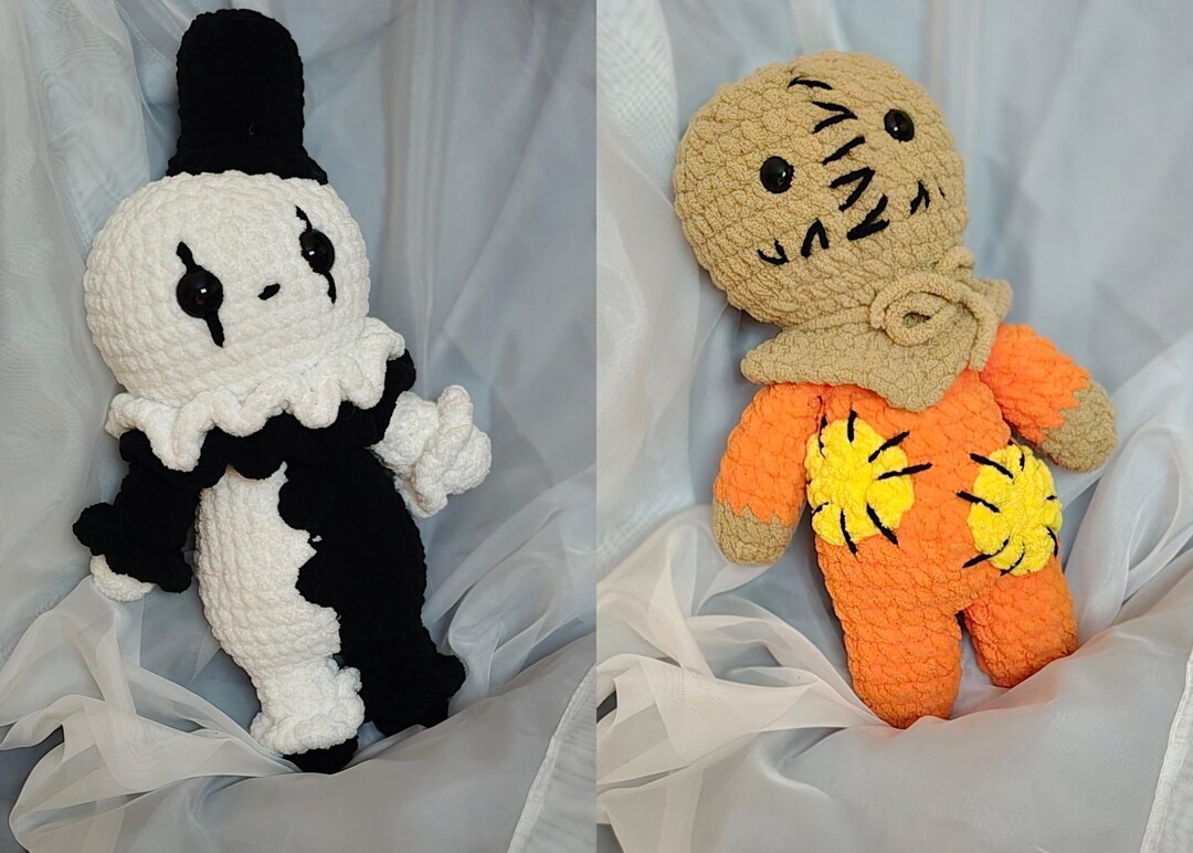 Handmade Horror Movie Plush Set – Terrifier Clown & Trick or Treat Sam ...