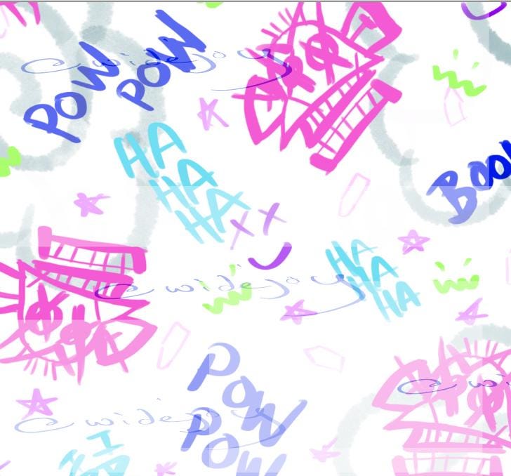 Jinx Inspired Background Hand Drawn | Arcane | League of Legends | Psd ...