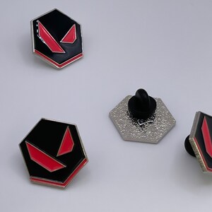 Valorant Pin Valorant Metal Emblem Metal Pin With Rubber Backing Pin ...