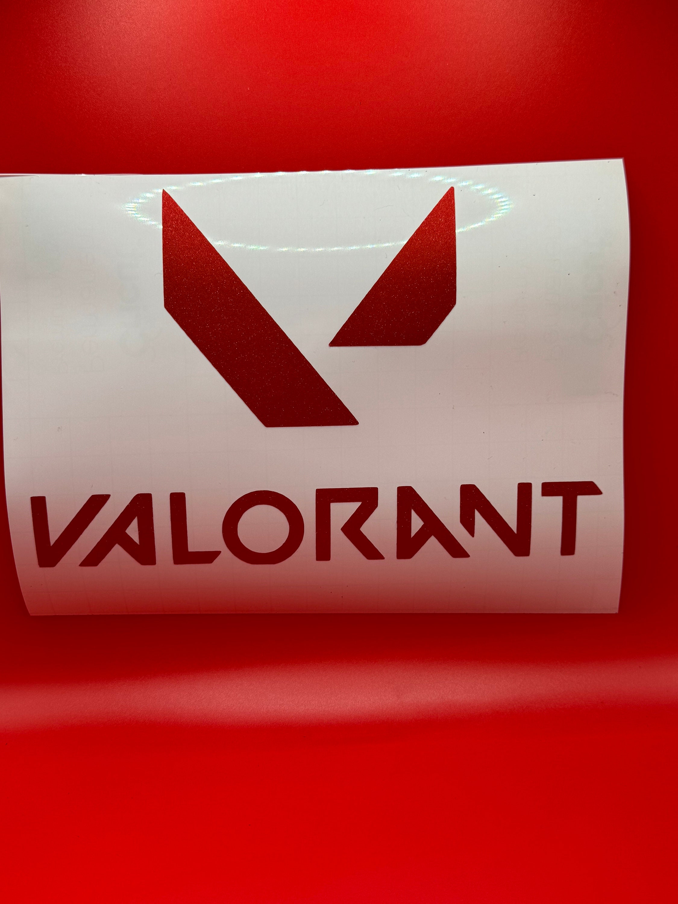 Valorant Car Decal | Valorant Logo Vinyl Sticker - Etsy