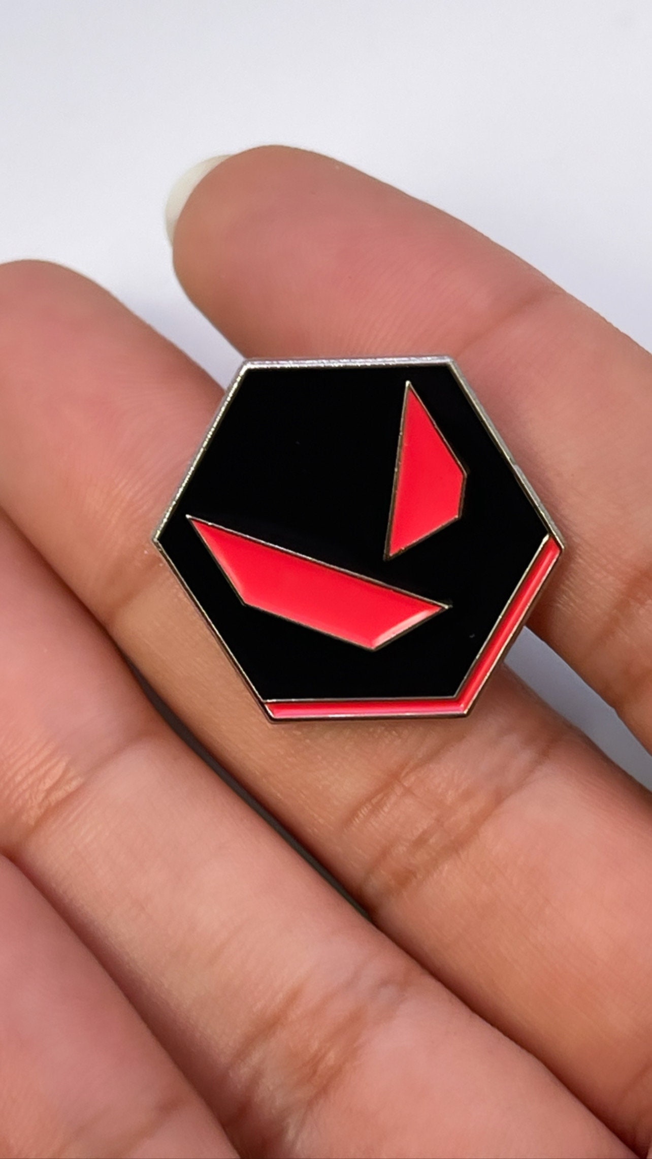 Valorant Pin Valorant Metal Emblem Metal Pin With Rubber Backing Pin ...