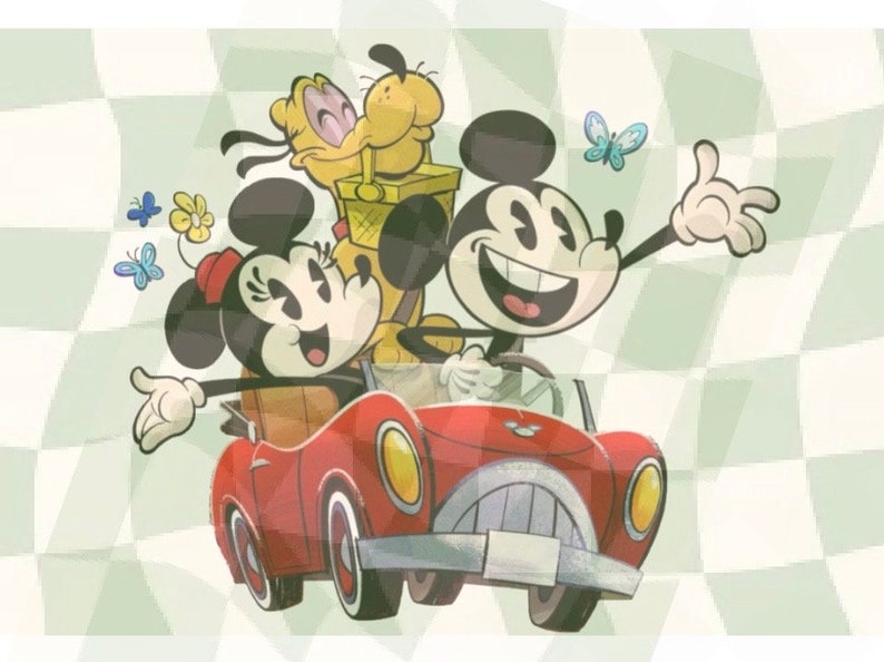 Mickey Runaway Railroad Graphic | SVG PNG PSD - Etsy