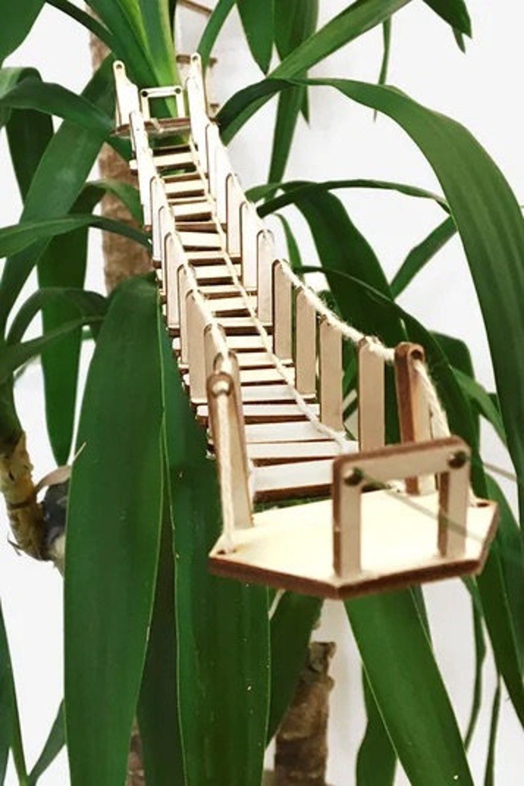Miniture Rope Bridge for You Plant | Treehouse - Etsy