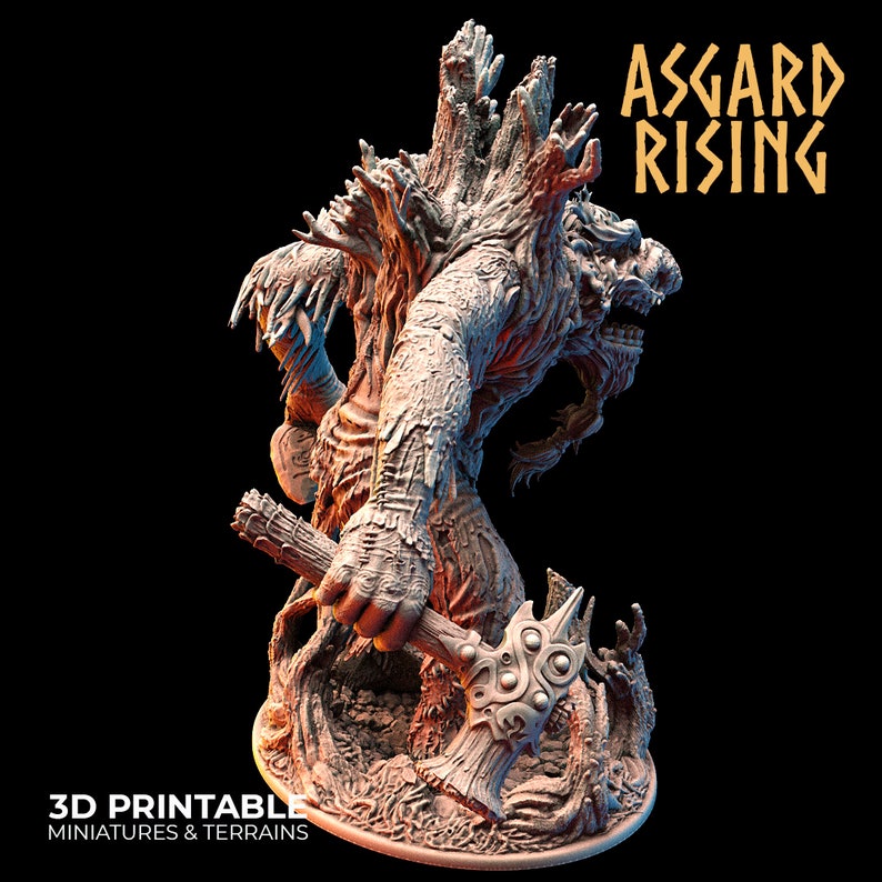Jontar the Mad Hill Giant Dnd Miniature, Tabletop RPG Dnd Mini, D&D ...
