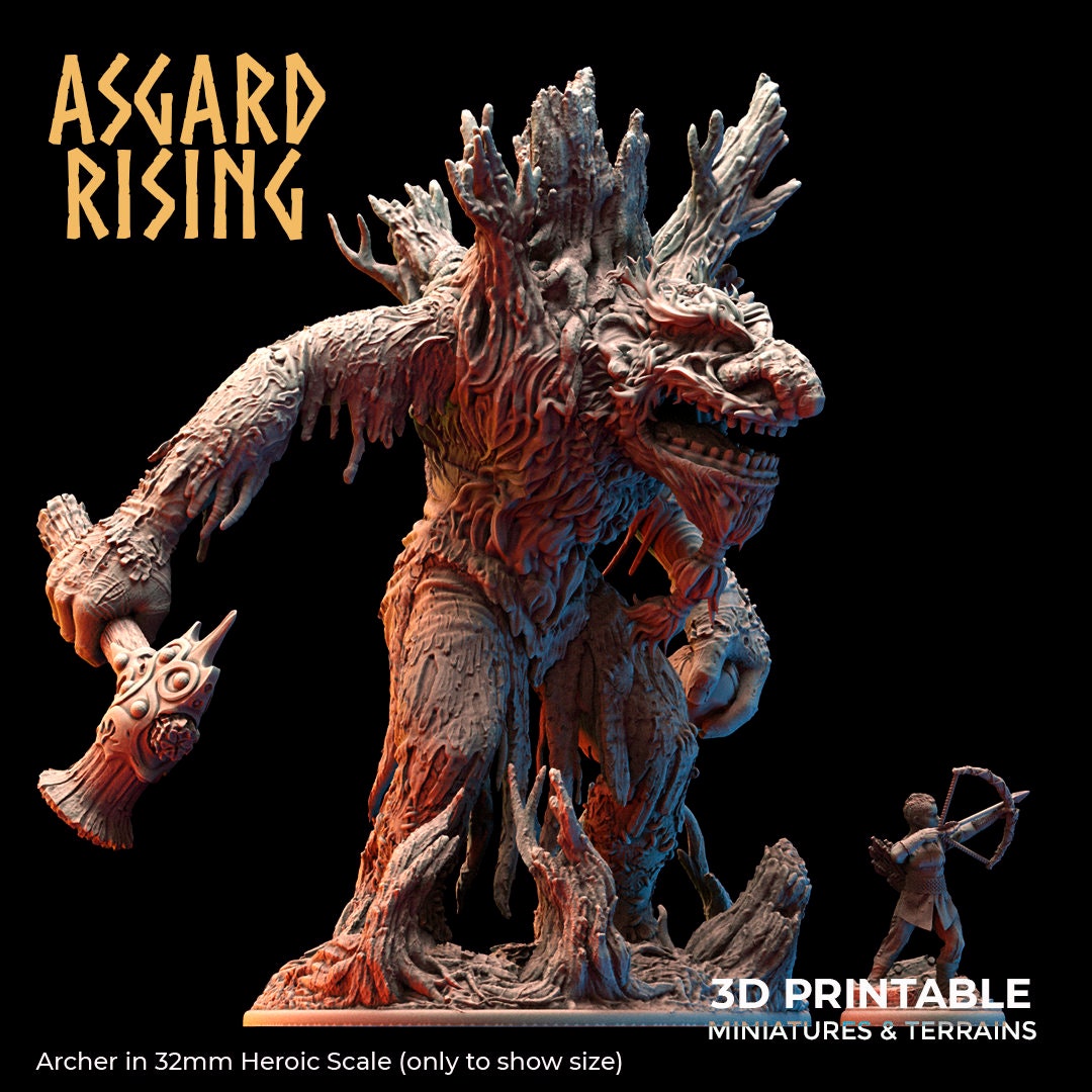 Jontar the Mad Hill Giant Dnd Miniature, Tabletop RPG Dnd Mini, D&D ...