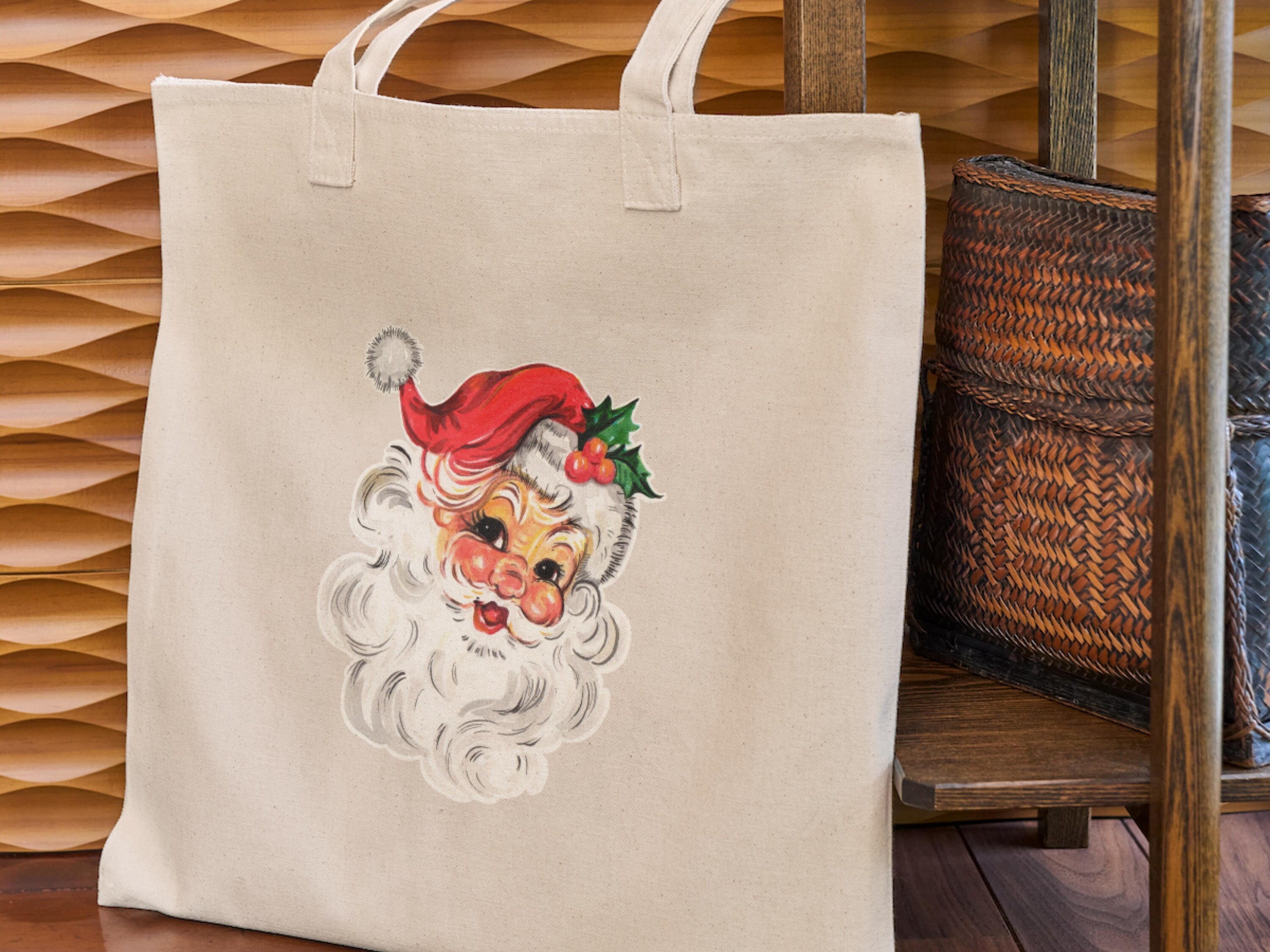 Vintage Digital Clipart Red Santa Claus 23 Christmas Vintage Greeting ...