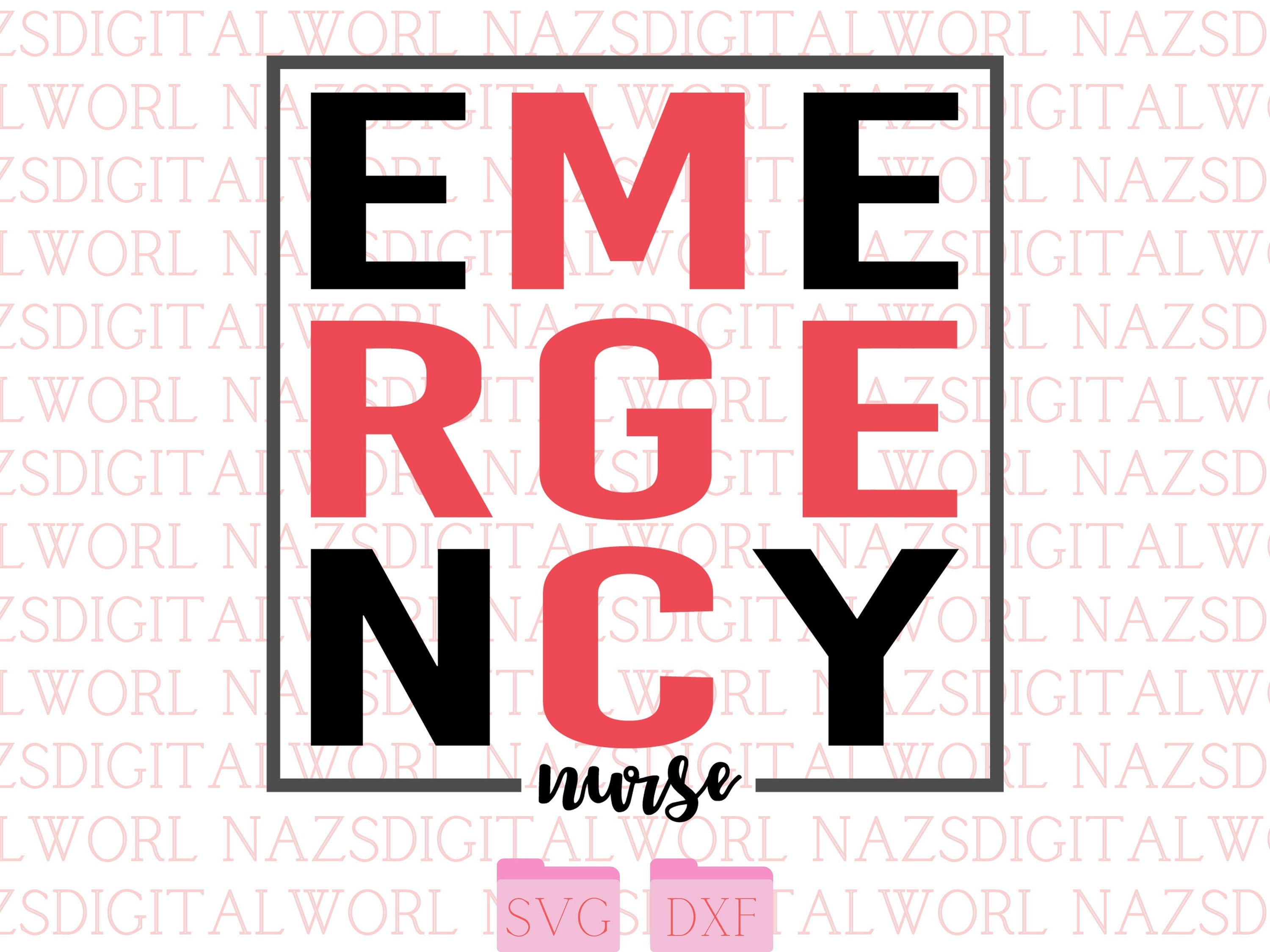 Emergency Department Svg Emergency Nurse Svg Png Nurse Svg - Etsy
