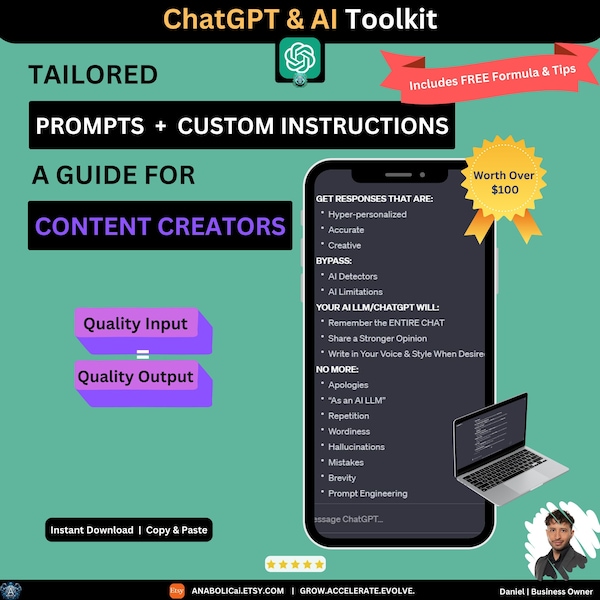 Chatgpt Prompts - Etsy