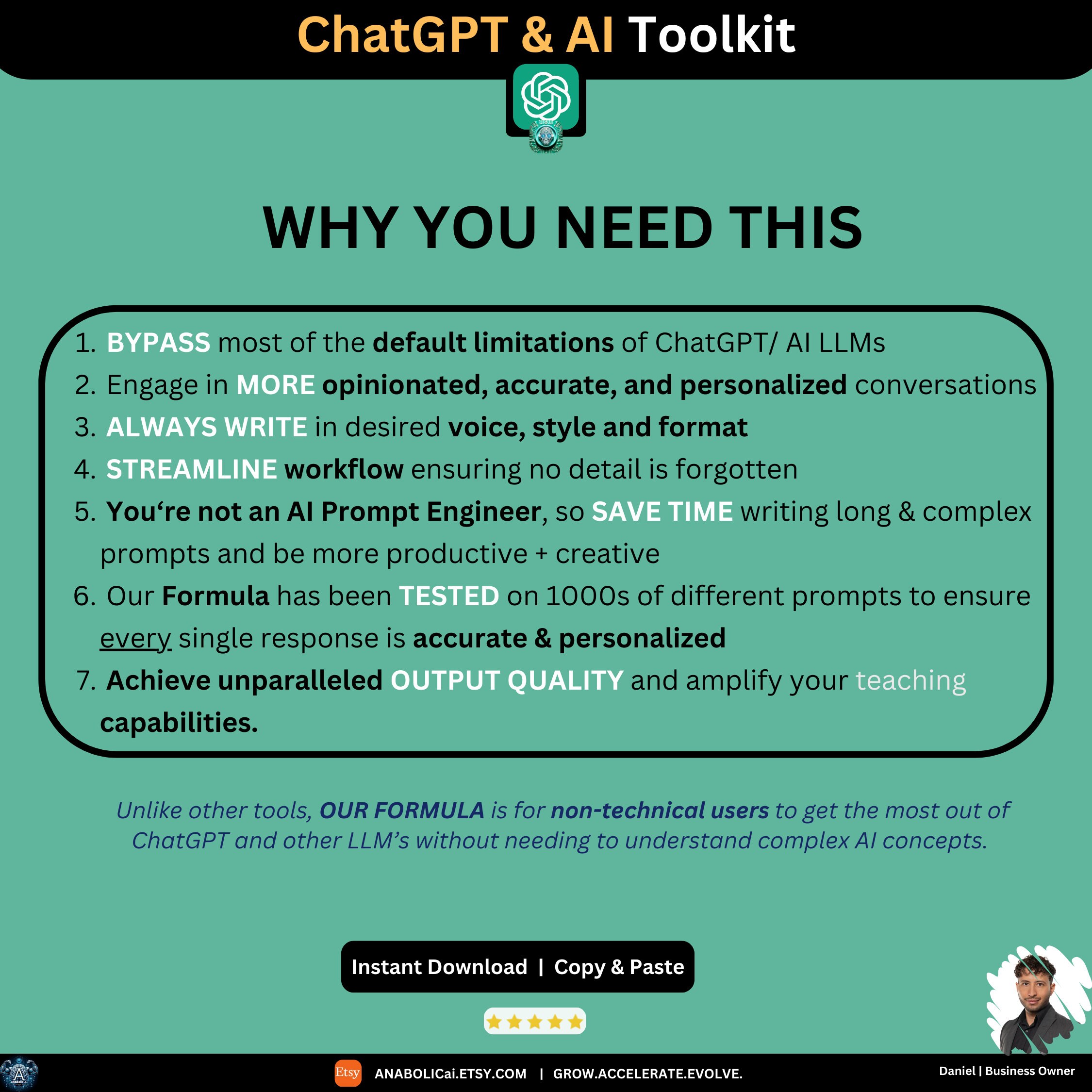 Chatgpt for Teachers: Prompts and Custom Instructions Toolkit | Educate ...