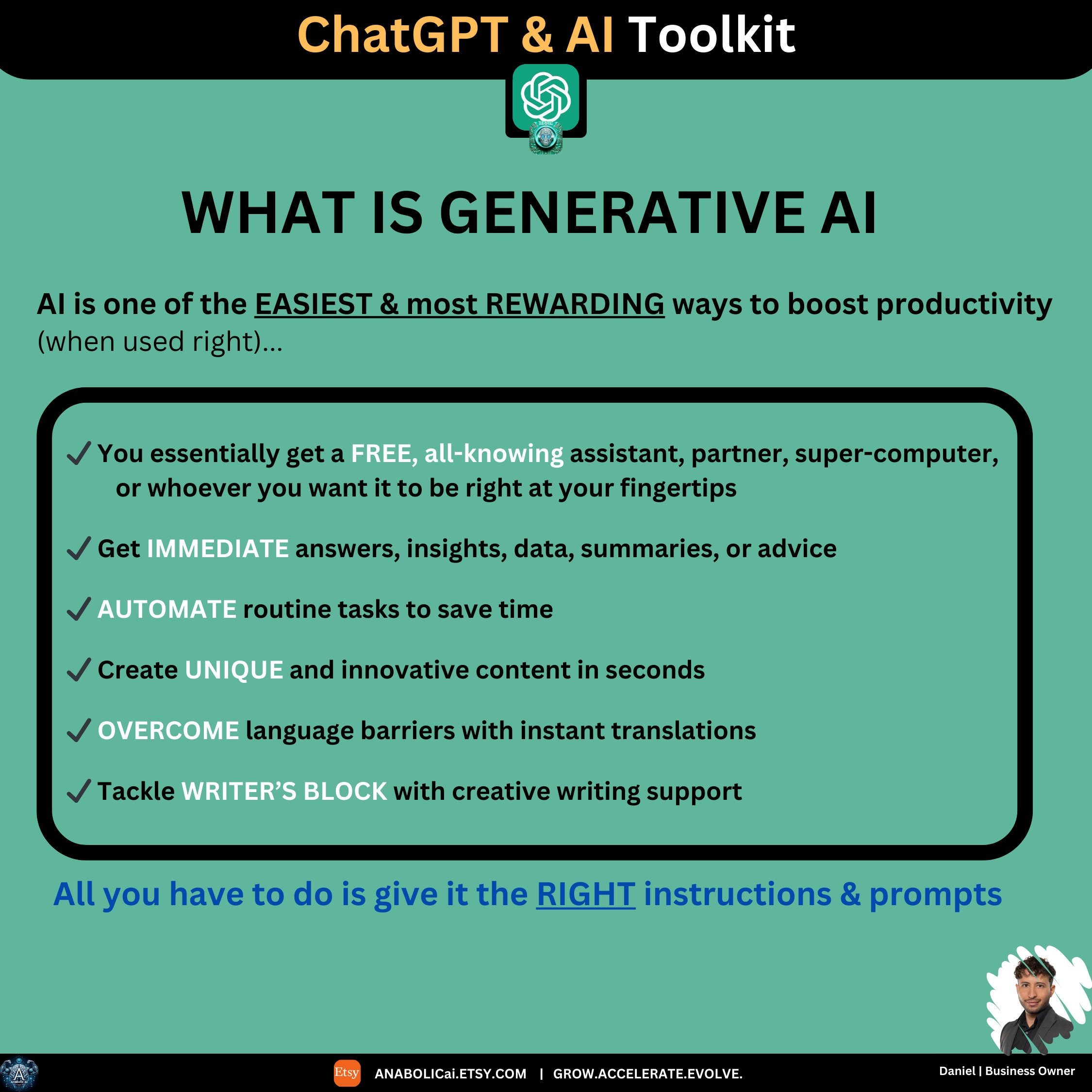 Chatgpt for Teachers: Prompts and Custom Instructions Toolkit | Educate ...