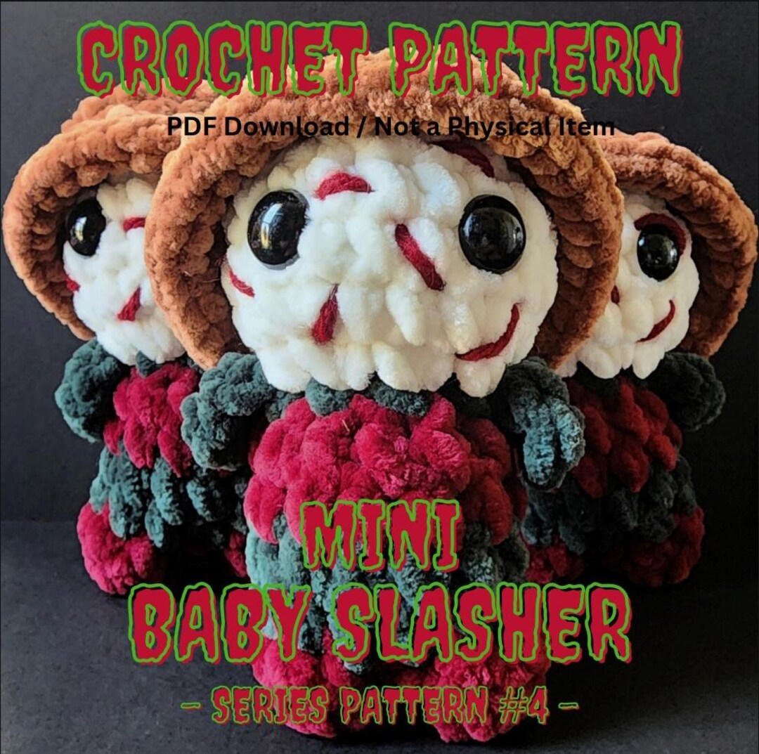 PDF * MINI * Slasher Series Pattern #4 Crochet Pattern, Instant ...