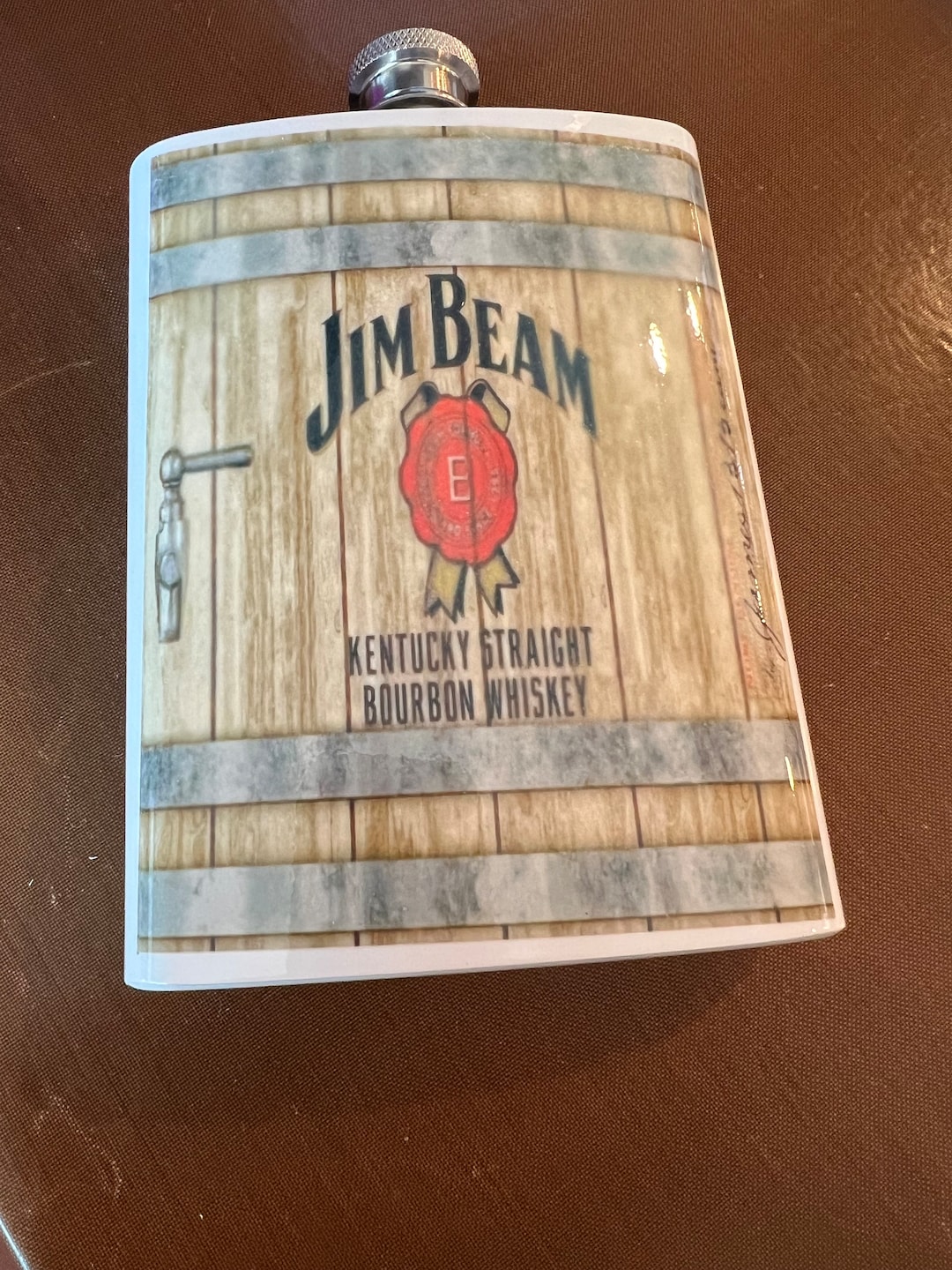 Jim Beam 8 Oz Hip Flask - Etsy