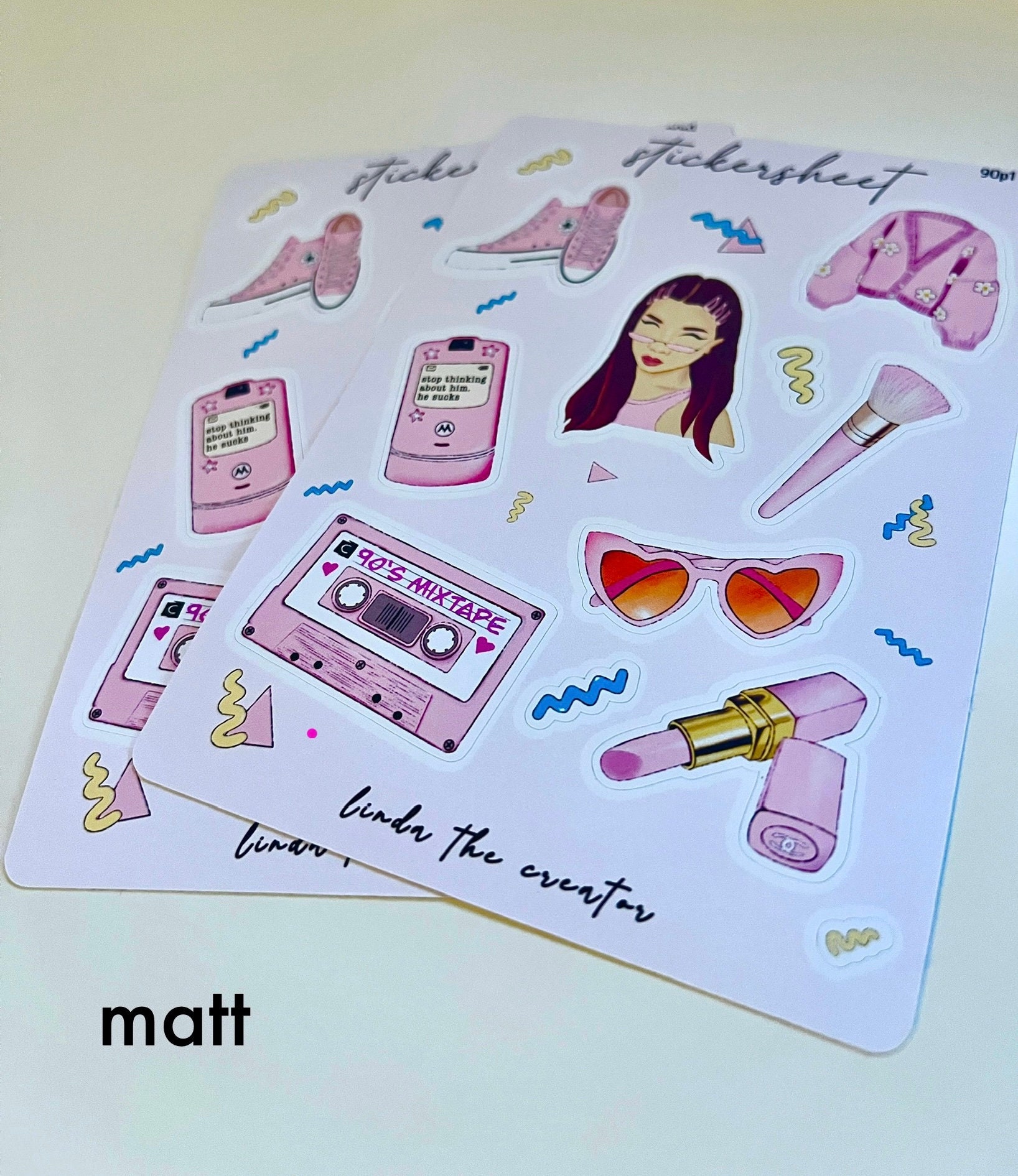 90's Sticker, 90's Aesthetic, 90s Sticker, Retro, Pastel, Nostalgia ...