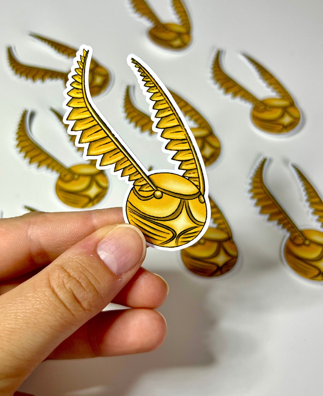 Harry Potter Stickers Golden Snitch Glossy Stickers - Etsy
