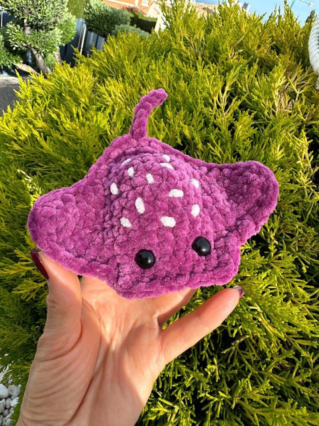 CROCHET PATTERN "stingray Small, Plush Ruby Ray the Mega Ray Pattern ...