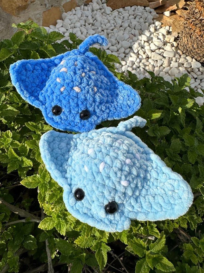 CROCHET PATTERN "stingray Small, Plush Ruby Ray the Mega Ray Pattern ...
