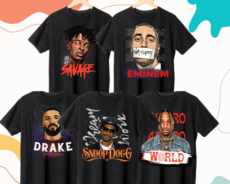 30 Tshirt Designs Bundle Bootleg Rap Tee hiphop Designs - Etsy