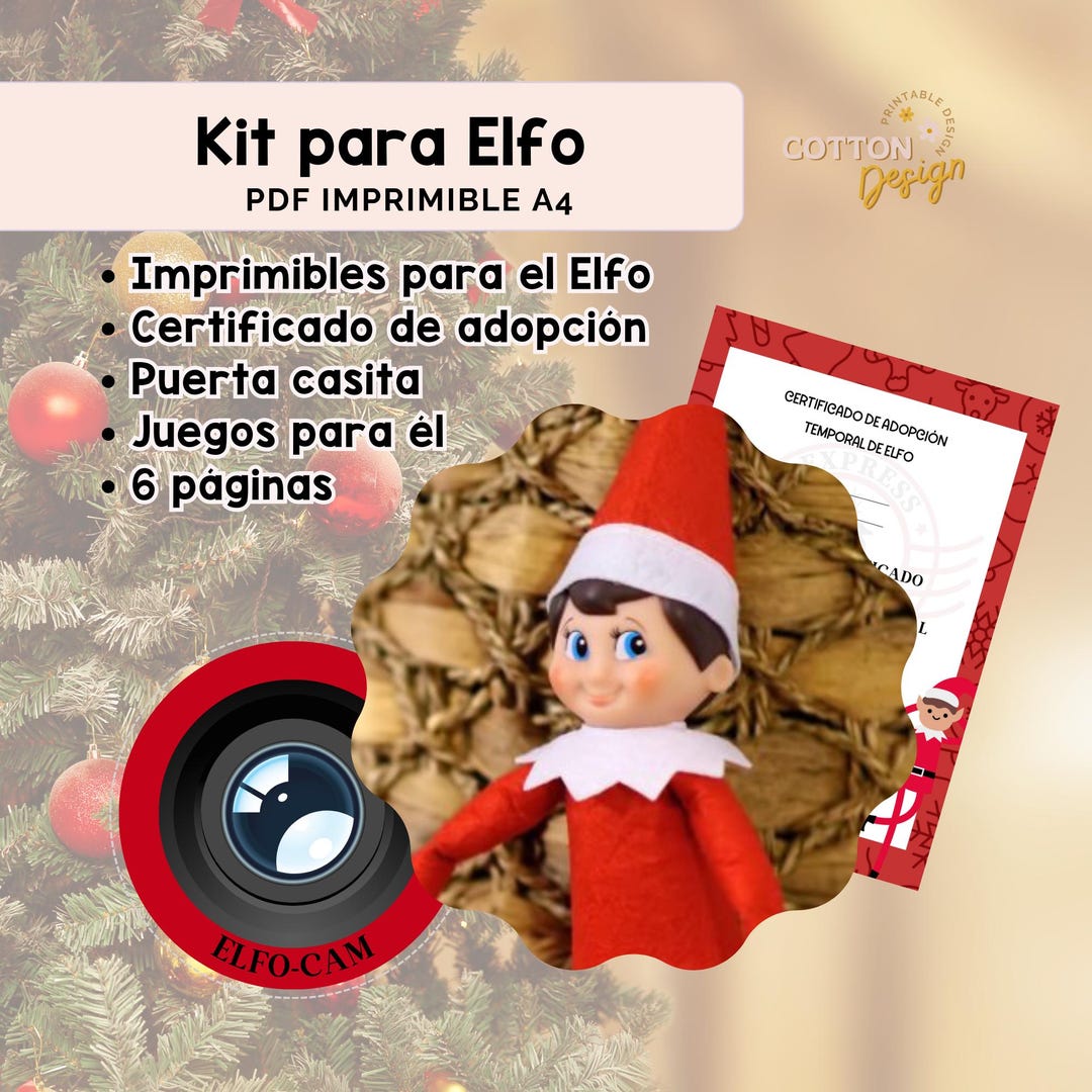 Magical Christmas Elf Printable Kit - Etsy UK