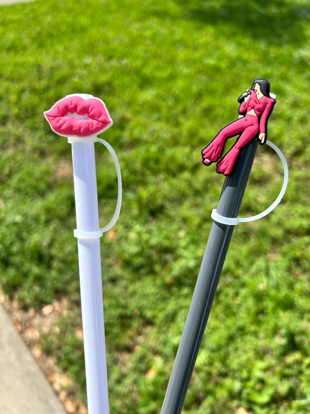 Lips Straw Topper, Tejano Star Straw Topper, Cute Straw Toppers ...