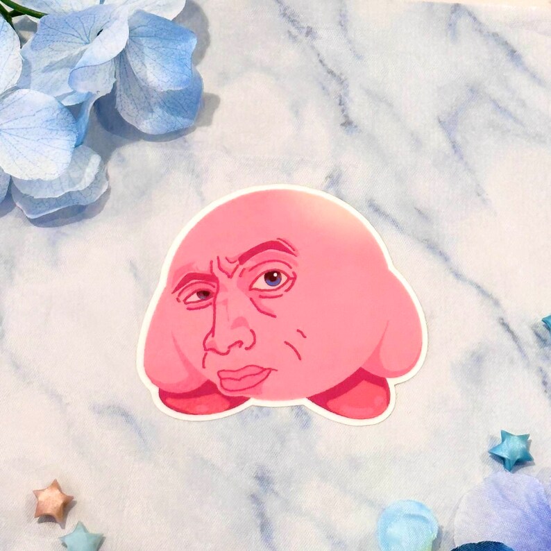 Dwayne the Kirby Johnson Sticker Meme Vinyl Decal for Gamers Perfect ...