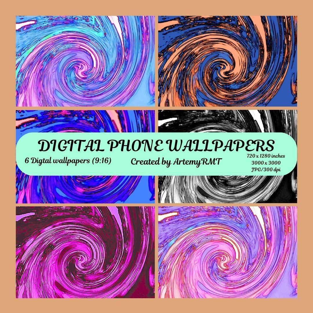 Digital Phone Wallpapers for Iphones and Android Phones - Etsy