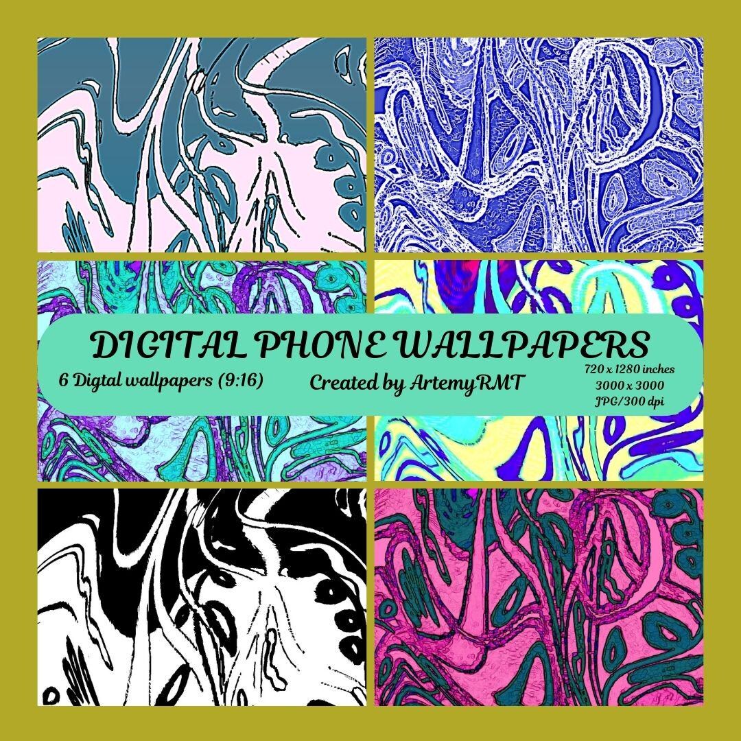 Digital Phone Wallpapers for Iphones and Android Phones - Etsy