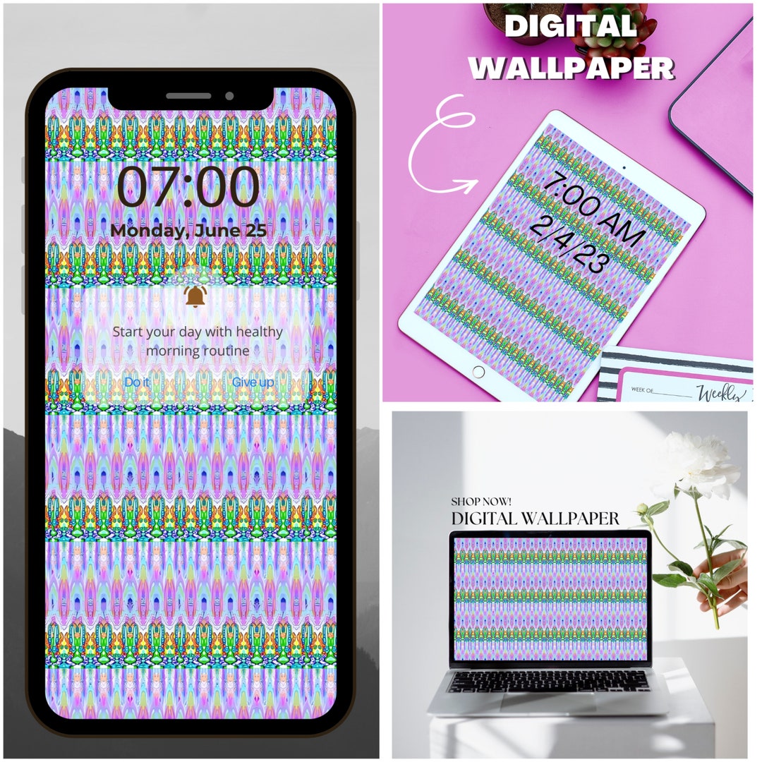 ART PRINT PATTERN Digital Wallpaper 1 - Etsy
