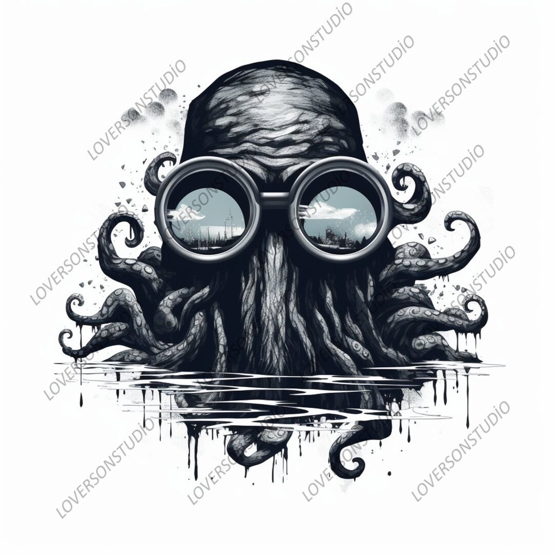 Detective Octopus Png File-octopus Png-animal Png Sublimation Design ...