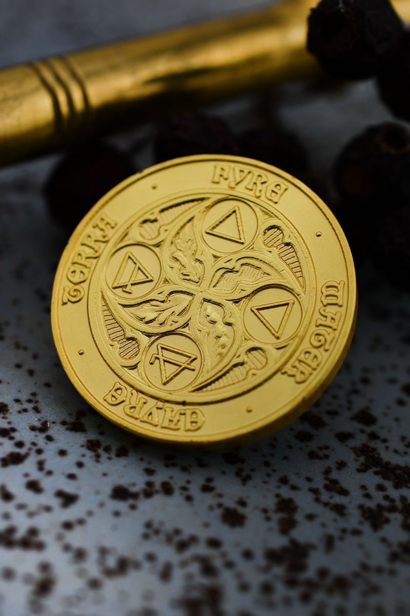 Coin of Alchemy - Dnd / RPG 5e DM Roleplay Coin for Tabletop / LARP - Etsy