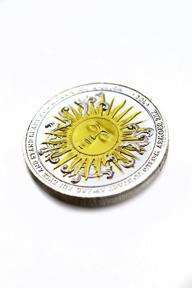 Coin of Sun and Moon - Dnd / RPG 5e DM Roleplay Coin for Tabletop ...