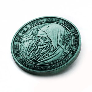 Coin of Frosts Dnd / RPG 5e DM Roleplay Coin for Tabletop / LARP - Etsy UK