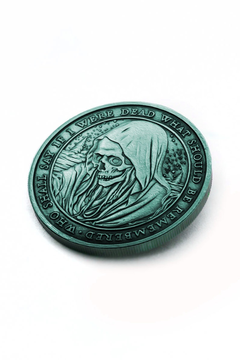 Coin of Frosts - Dnd / RPG 5e DM Roleplay Coin for Tabletop / LARP - Etsy