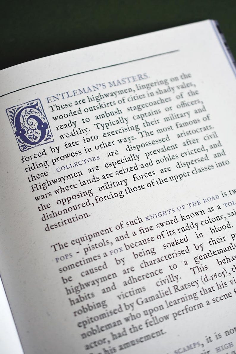 Thieves' Cant Illustrated Zine - RPG Language Guide + Art Prints - Etsy