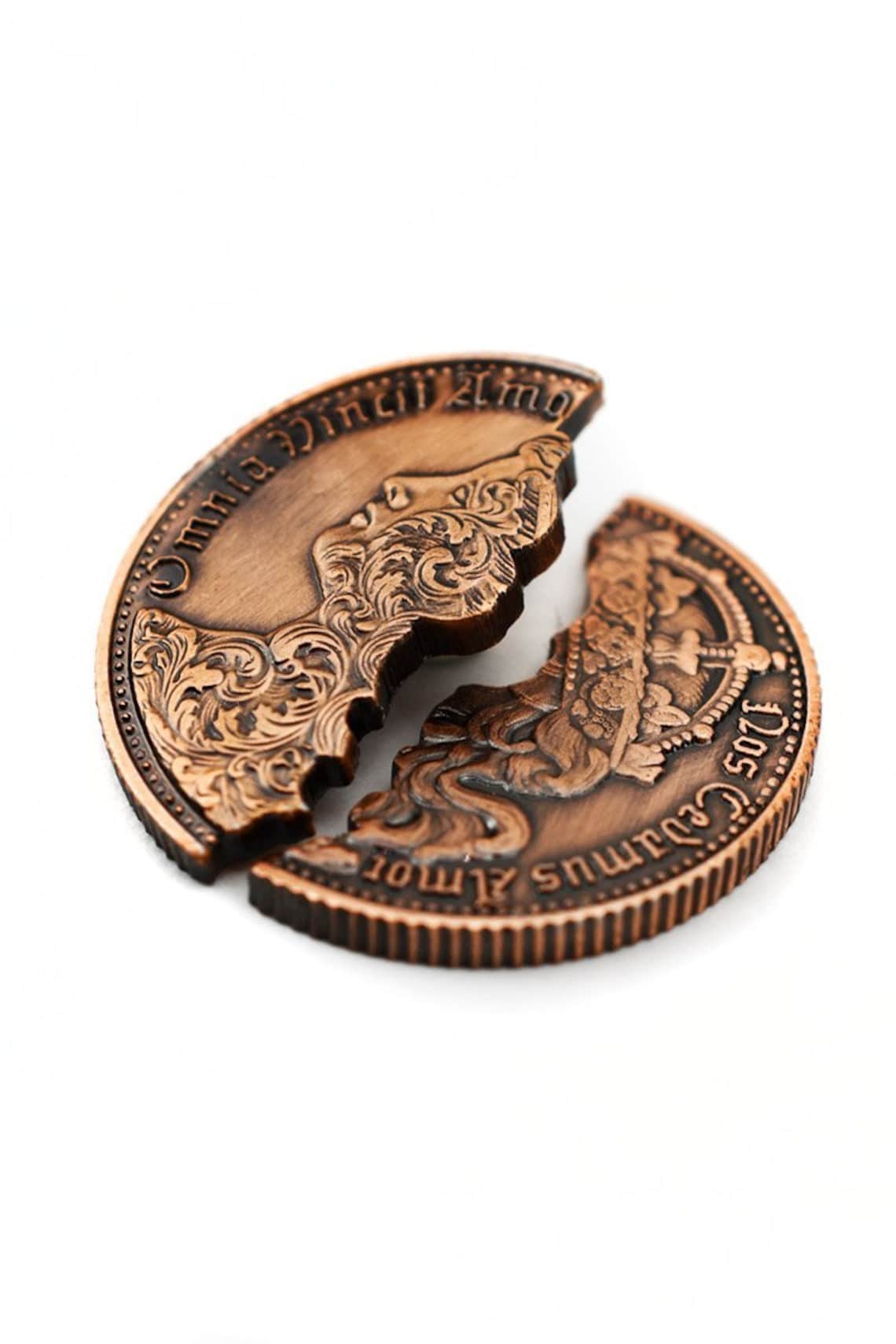 Coin of Lovers - Dnd / RPG 5e DM Roleplay Coin for Tabletop / LARP ...
