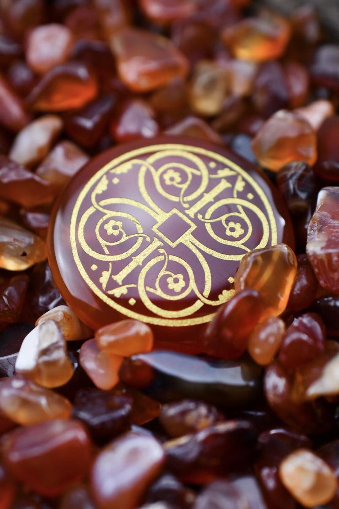 Red Agate Fighter Talisman: D2 Decision Coin for RPG, D&D - Etsy