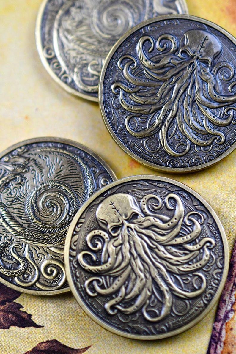 Coin of Horrors Kickstarter Edition Dnd / RPG 5e DM Roleplay Coin for ...
